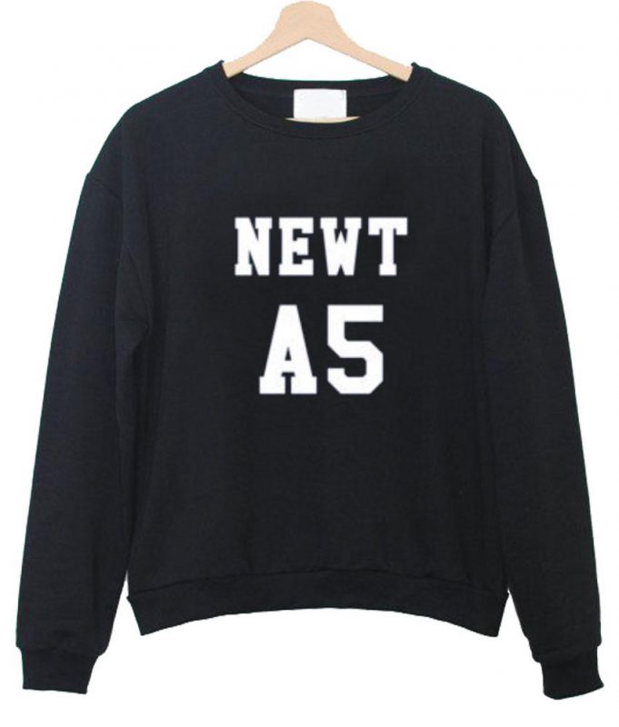 newt A5 maze runner front sweatshirt front - Home