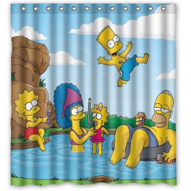 Bart Simpson Shower Curtain KM - Kendrablanca