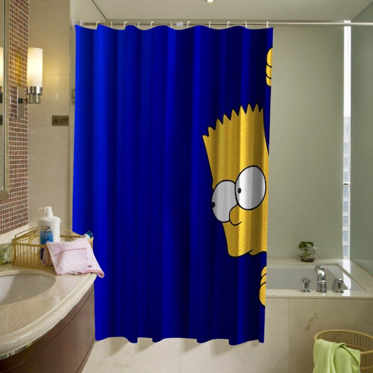 Bart Simpsons Shower Curtain KM - Kendrablanca