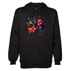 Toothless Swap Deadpool Hoodie KM - Kendrablanca