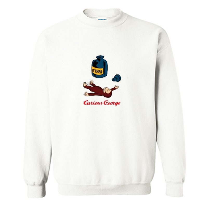 Vintage 1995 Curious George Ether Sweatshirt KM - Kendrablanca